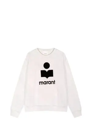 MARANT Mikoy Logo-print Sweatshirt - Neutrals