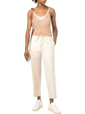 JIL SANDER Jil Sander Cropped Drawstring Trousers