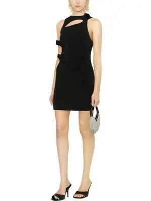 Coperni Cut-out Detail Mini Dress - Black