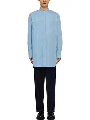 JIL SANDER Saturday Striped Cotton Shirt - Blue