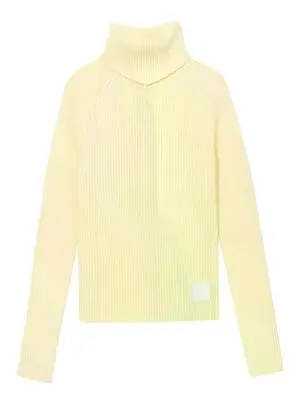 Marc Jacobs Ribbed Turtleneck Jumper - Yellow