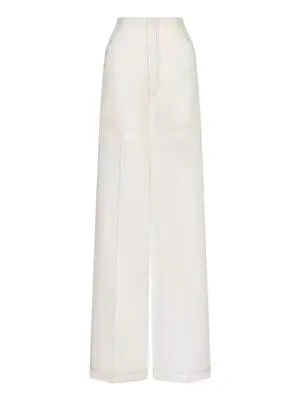 Philosophy Di Lorenzo Serafini Layered Palazzo Trousers - White