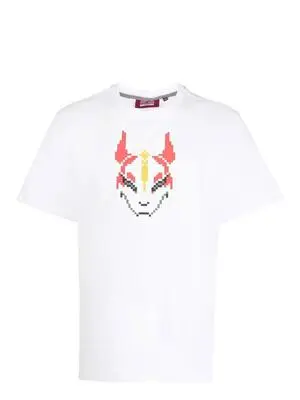 MOSTLY HEARD RARELY SEEN Slogan-print Cotton T-shirt - White