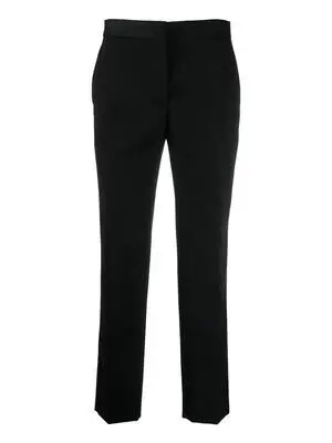 JIL SANDER Cropped Tailored Trousers - Black