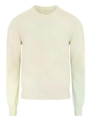 MAISON MARGIELA Wool Knitted Crew Neck Sweater - Neutrals