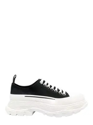 Alexander McQueen Alexander McQueen Tread Slick Lace-Up Sneakers Black