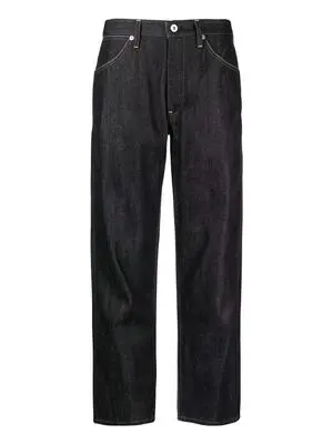 JIL SANDER Jil Sander Contrast Stitching Straight-Leg Jeans
