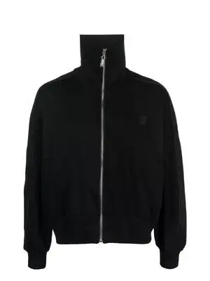 YOUTHS IN BALACLAVA Logo-Embroidered Zip-Up Sweatshirt