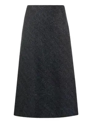 MAISON MARGIELA Maison Margiela A-Line Herringbone Skirt