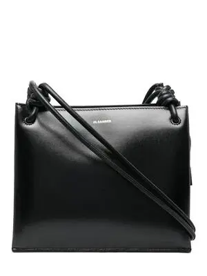 JIL SANDER Small Giro Leather Crossbody Bag