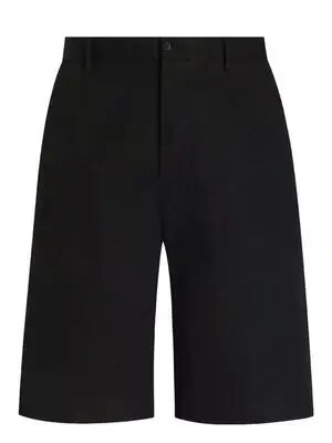 Dolce & Gabbana Embroidered Logo Track Shorts - Black