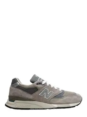NEW BALANCE 998 Made In Usa Grey/silver Sneakers - Neutrals