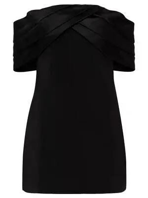ANINE BING Fleur Mini Dress - Black