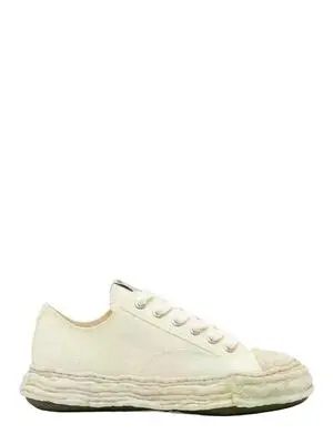 Mihara Yasuhiro Peterson Canvas Lace-up Sneakers - White