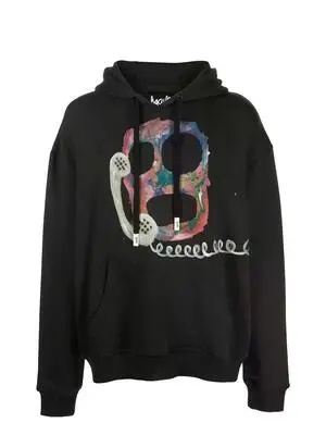 HACULLA. Graphic-print Hoodie - Black