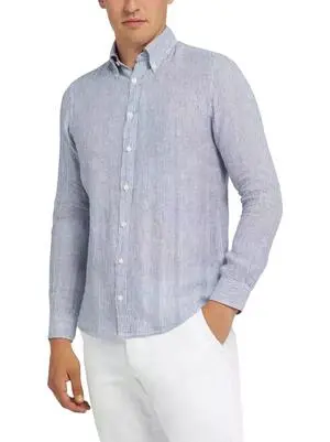 Brooks Brothers Striped Shirt - Blue
