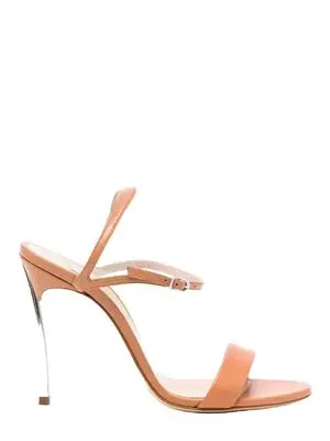 Casadei Blade V Celebrity 110mm Sandals - Brown