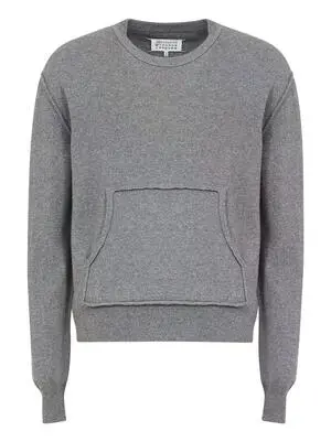 MAISON MARGIELA Pouch-pocket Sweater - Grey