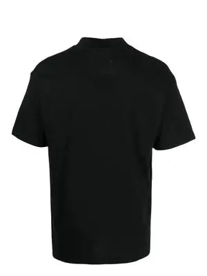BONSAI Logo-print Cotton T-shirt - Black