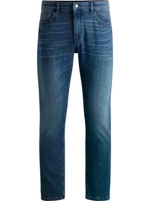 BOSS Slim-fit Jeans With Whiskering Effect - Blue