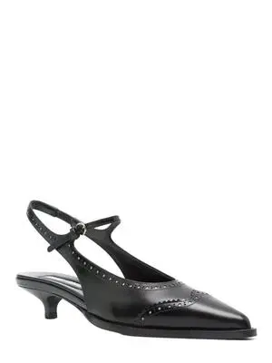 Miu Miu 35mm Slingback Pumps - Black