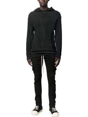 Rick Owens Mastodon Drawstring Slim-fit Trousers - Black