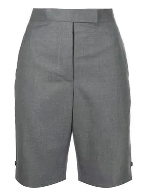 Thom Browne Tailored High-waist Shorts - Grey