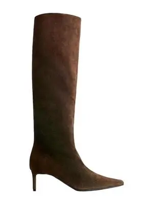 Khaite Ona Knee-high Boots - Brown