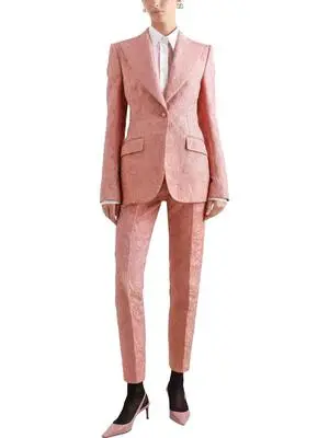 Dolce & Gabbana Dna Brocade Trousers - Pink