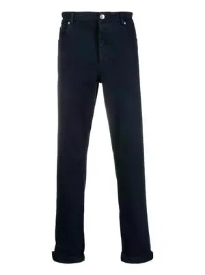Brunello Cucinelli Brunello Cucinelli Five-Pocket Straight Leg Jeans Blue