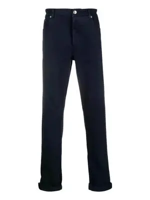 Brunello Cucinelli Five-pocket Straight Leg Jeans - Blue