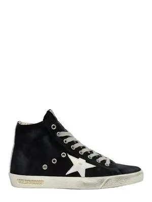GOLDEN GOOSE Francy Suede High-top Sneakers - Blue