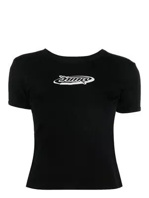 AMBUSH Graphic Print T-shirt - Black