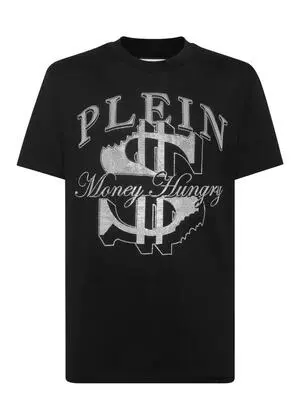 Philipp Plein Rhinestone-embellished T-shirt - Black