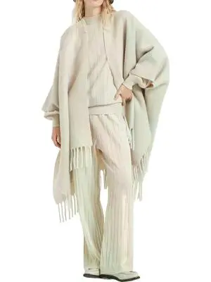 Brunello Cucinelli Ribbed Cashmere Trousers - Neutrals