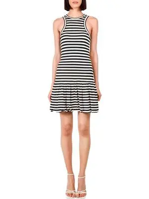 IOANA CIOLACU Corvette Mini Dress - Blue