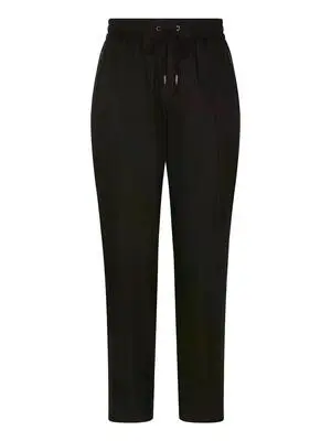 Dolce & Gabbana Logo Plaque Track Pants - Black