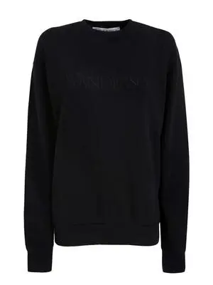 JW Anderson Embroidered Logo Sweatshirt - Black