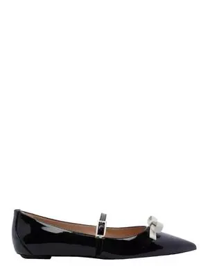 STUART WEITZMAN Felicity Ballet Flats With Buckle Fastening - Black