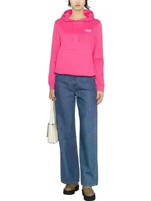 A.p.c. Manuela Drawstring Hoodie - Pink