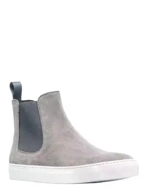 SCAROSSO Scarosso Elasticated Side-Panel Chelsea Boots Grey