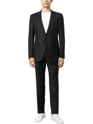 Zegna Trofeo™ Wool Single-breasted Suit - Black