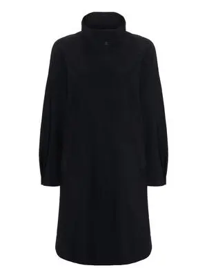 Herno Single-breasted Midi Coat - Black