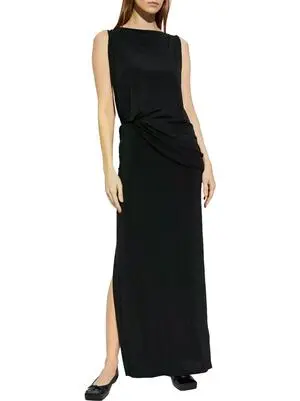 Jacquemus The Peplo Maxi Dress - Black