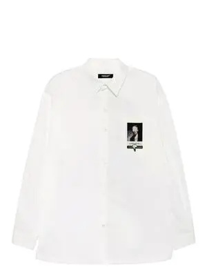 Undercover Motif Print Shirt - White