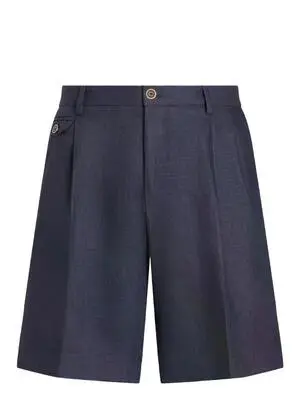 Dolce & Gabbana Tailored Linen Shorts - Grey