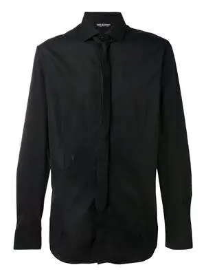Neil Barrett Formal Shirt With Tie - Black