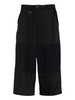 Y3 Logo-print Wide Track Pants - Black