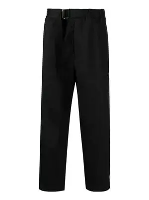 OAMC Belted Cropped Trousers - Black