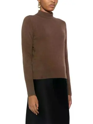 JOSEPH JOSEPH Cashmere High-Neck Sweater Brown